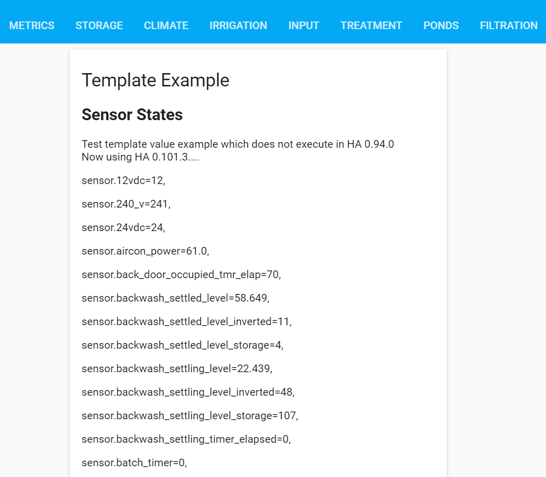 Lovelace Markdown Card With Template Variables Page 2 Configuration