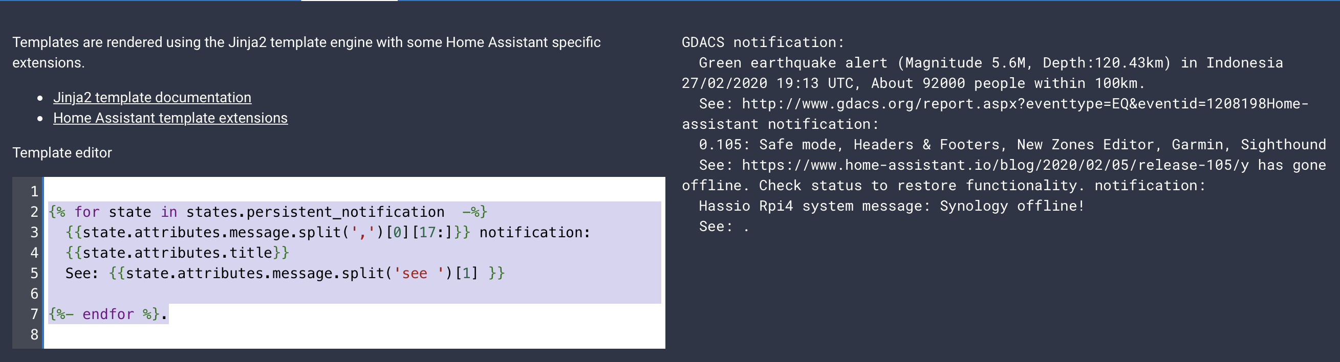 Need some templating help in this for loop - Home Assistant Community