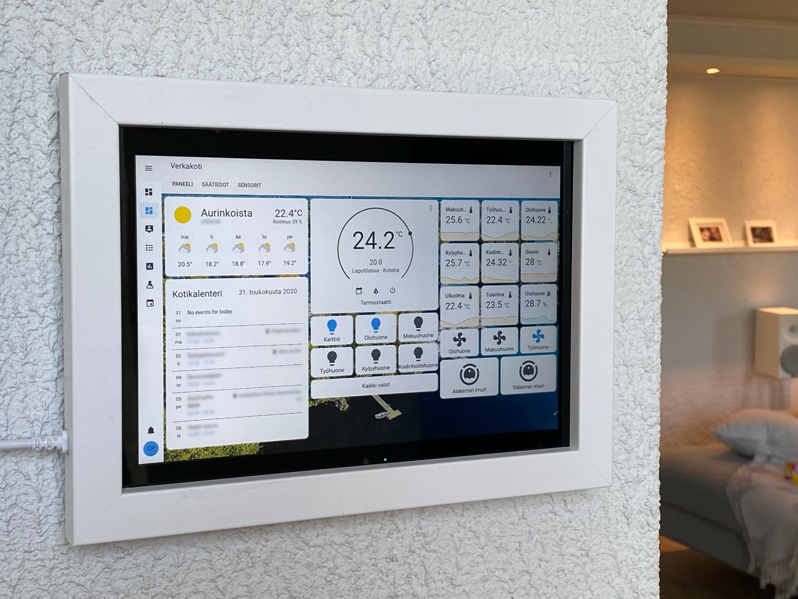 Wall mounted Dashboard Share Your Projects Home Assistant Community