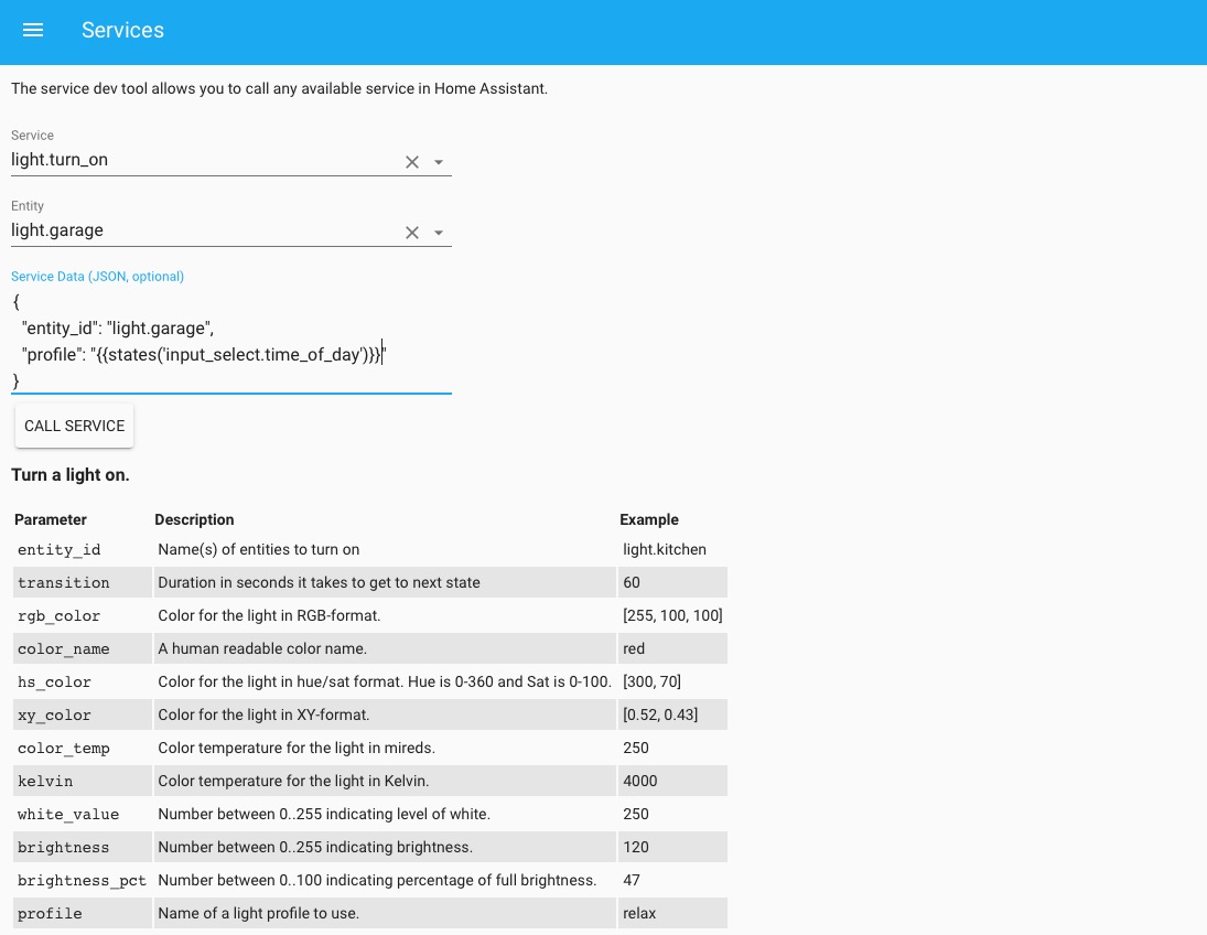 Template to select light profile - Configuration - Home Assistant Community