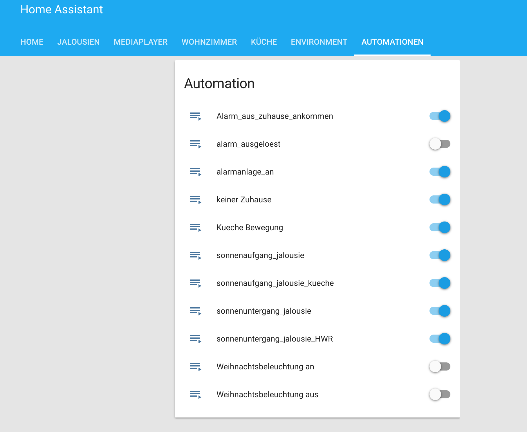 Automations Switched Back On After Clicking On Reload Automation Configuration Home
