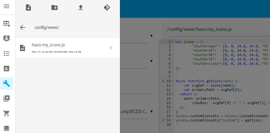 Create custom icon for intermediate state shutter - Configuration ...