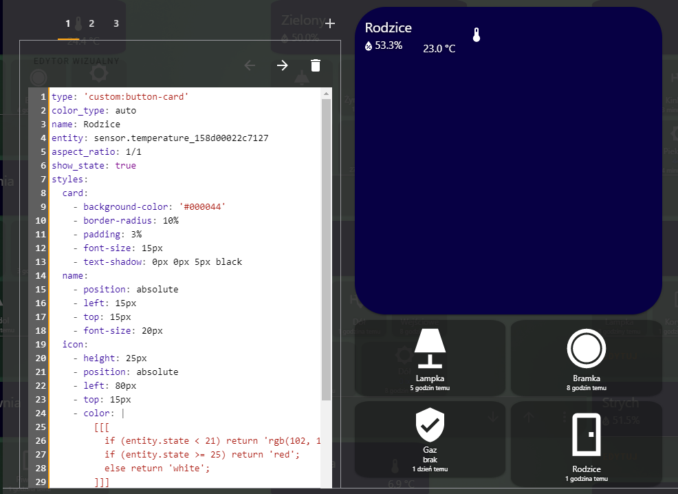 Lovelace: Button card - Dashboards & Frontend - Home Assistant Community