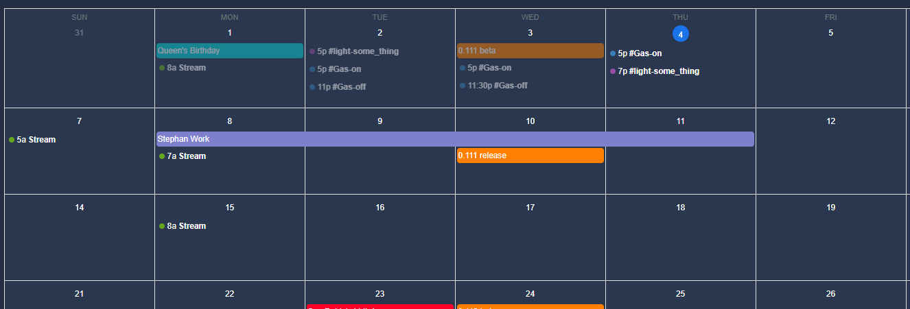 Entities Calendar - turn your entities into a calendar - Share your ...