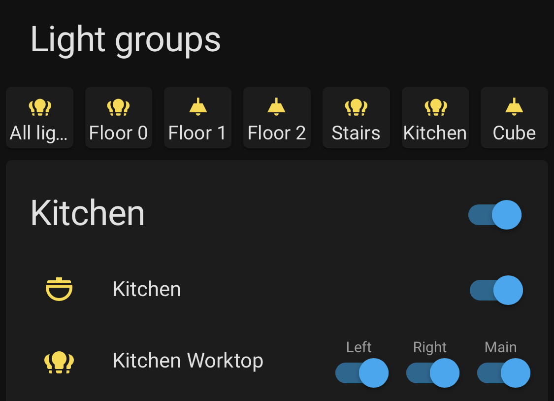 Many Lights Switch How Do You Display Them On Your Overview 