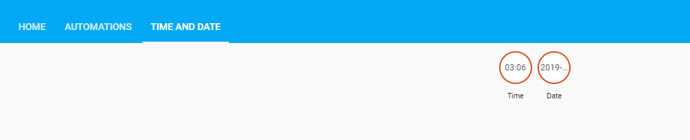 Add a simple digital clock and date panel to home tab - Configuration ...