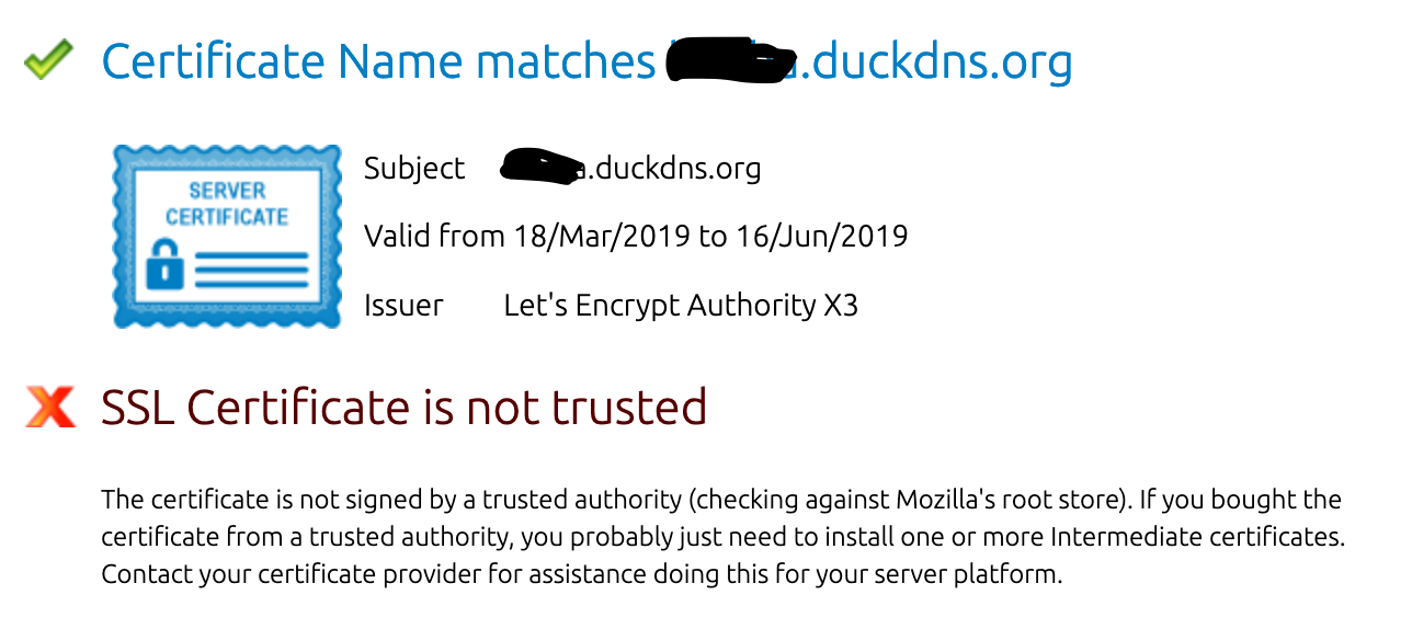 Problems Getting Duckdns Working Configuration Home Assistant Community