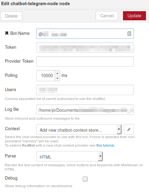 [howto] Setting Up A Telegram Bot For All Your Home Automation Messages Node Red Home