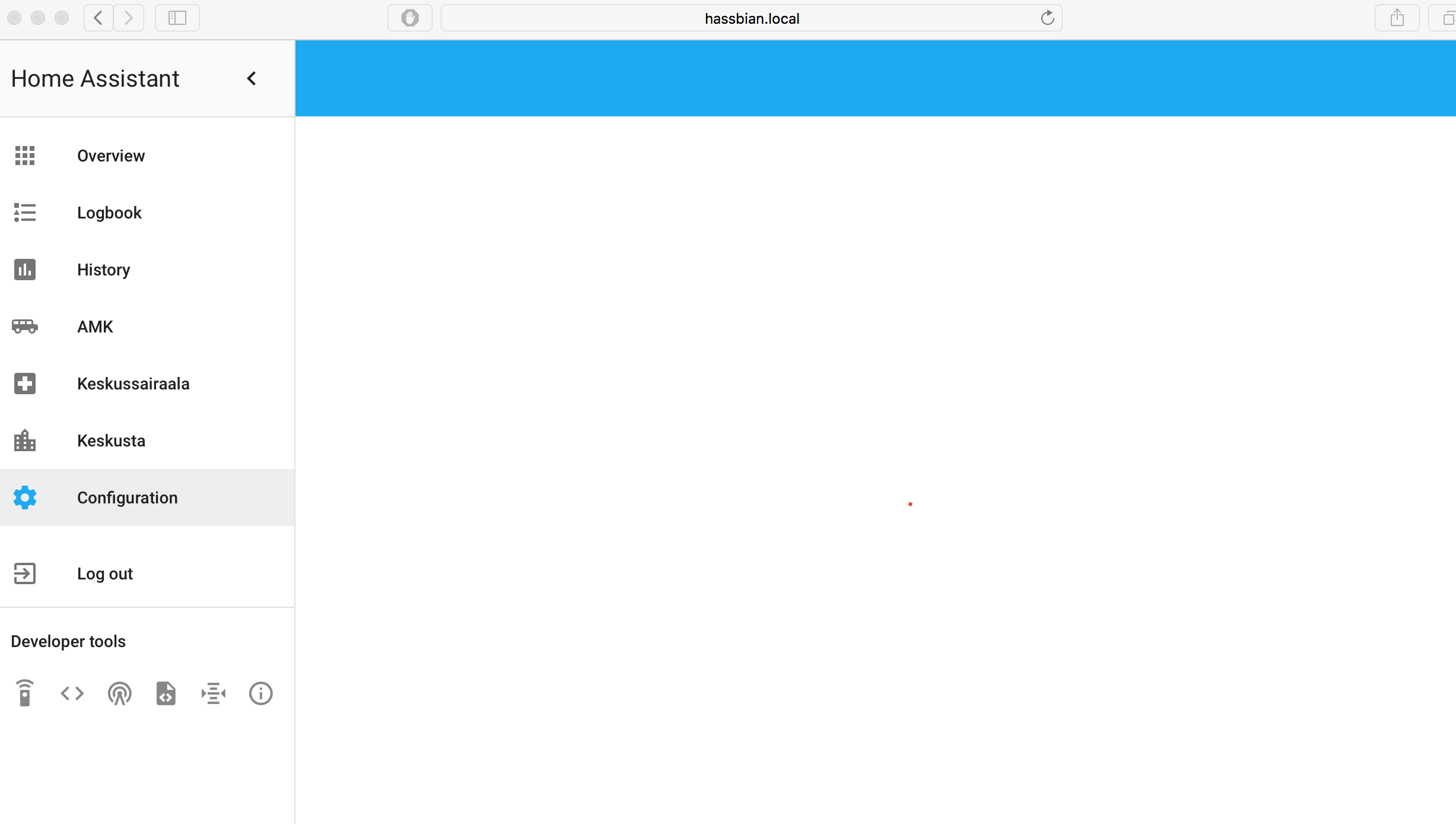 Config Page Will Not Load Configuration Home Assistant Community