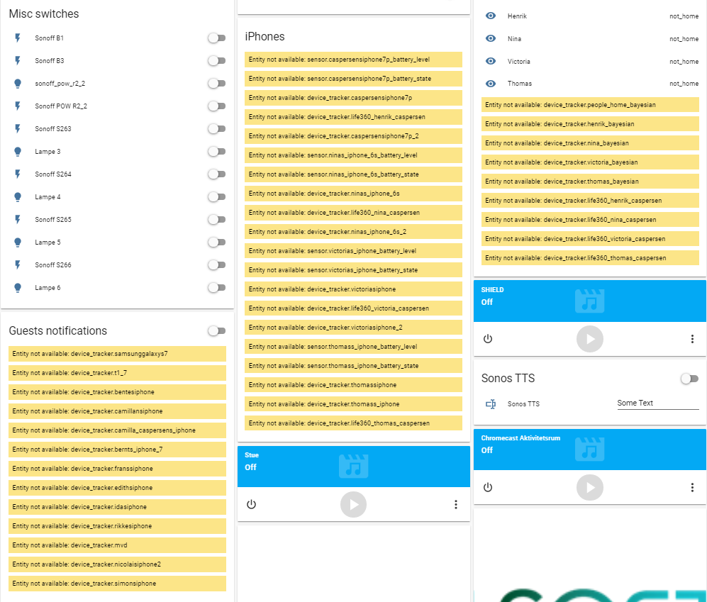 Release 0.100 fixing trackers/Device_trackers? - Home Assistant OS ...
