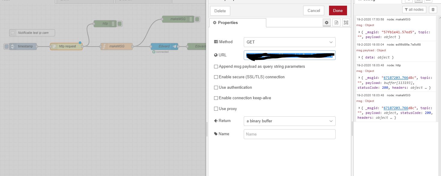 Help creating a snapshot foscam to Telegram using function node - Node-RED - Home Assistant ...