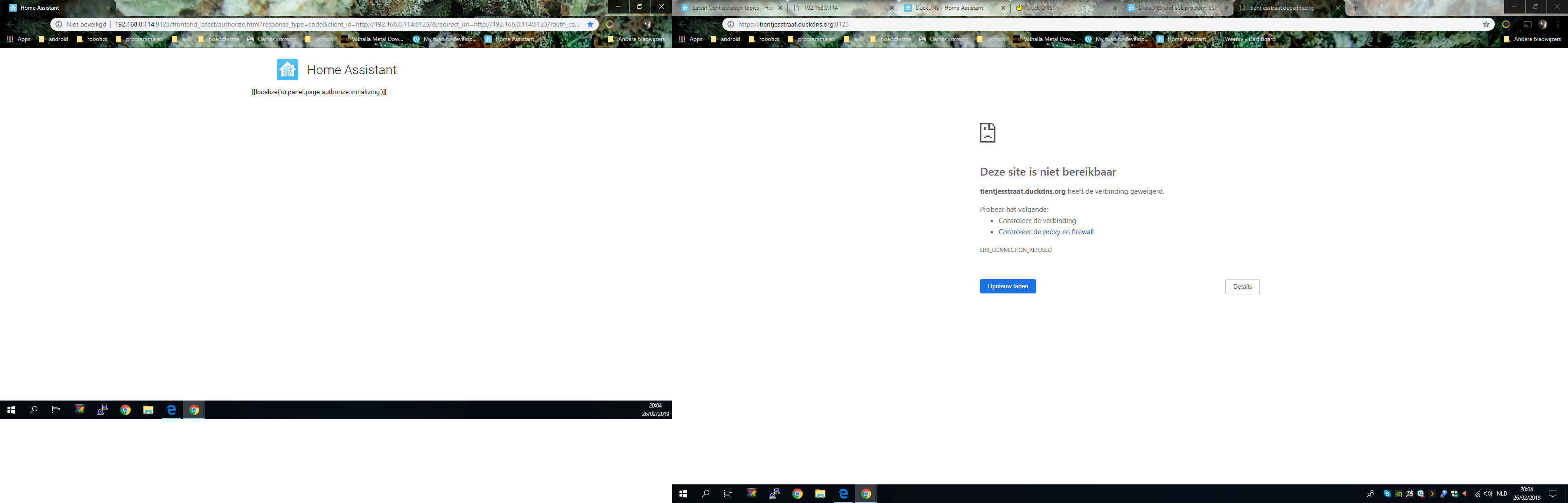 Try To Use Duckdns Now Home Assistant Doesnt Startup Anymore