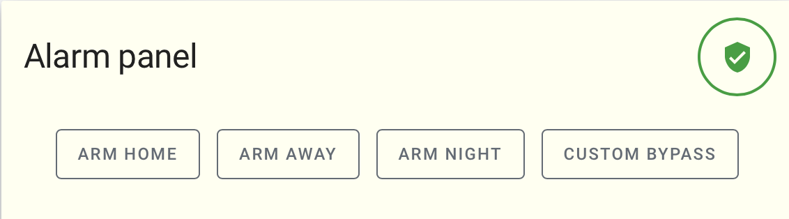Lovelace: Alarm card - Dashboards & Frontend - Home Assistant Community