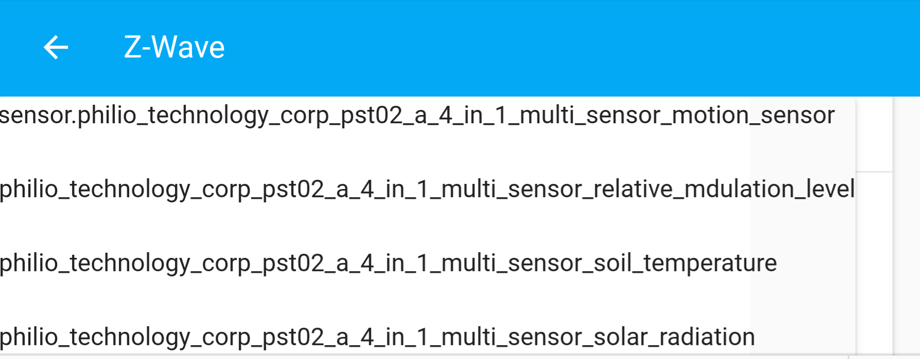 PST02A entities - Z-Wave - Home Assistant Community