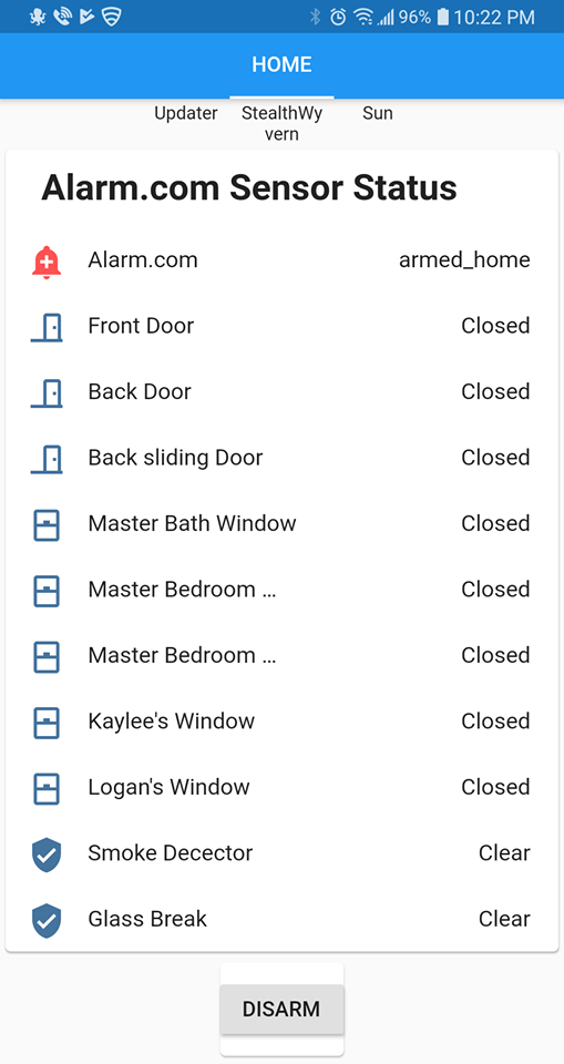 Basic - Interpreting Alarm.com Sensor State - Share your Projects ...