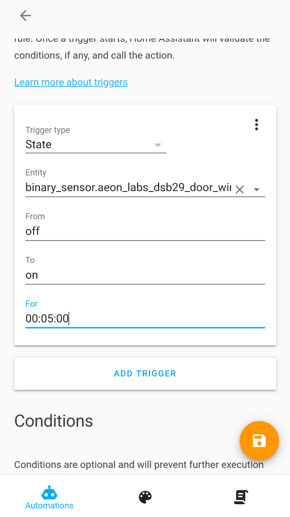 Help With Automation Trigger Binary Sensor For A Time Period Esphome