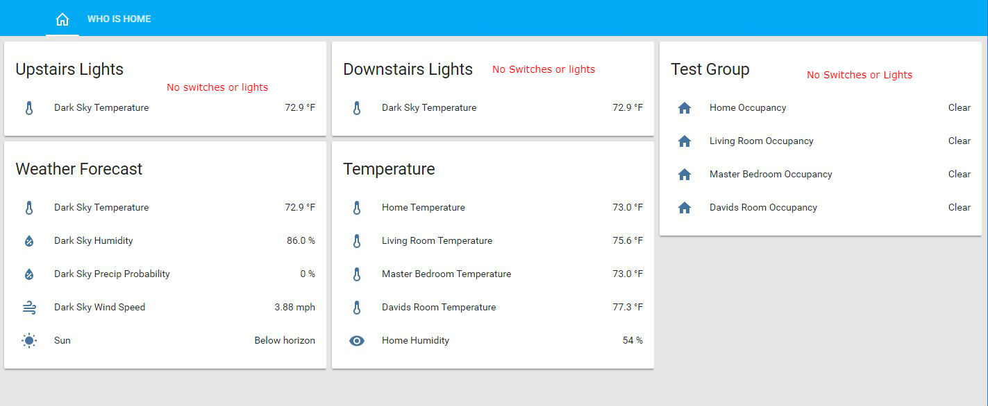Issues with Groups - Lights and Switches not showing - Configuration ...