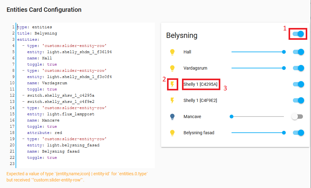 🔹 Slider Entity Row Add Sliders To Entities Cards Dashboards And Frontend Home Assistant