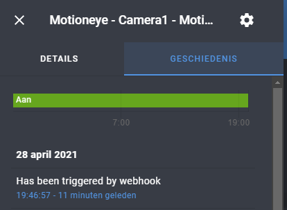 MotionEye motion detected webhook delayed to HA - Third party integrations - Home Assistant ...