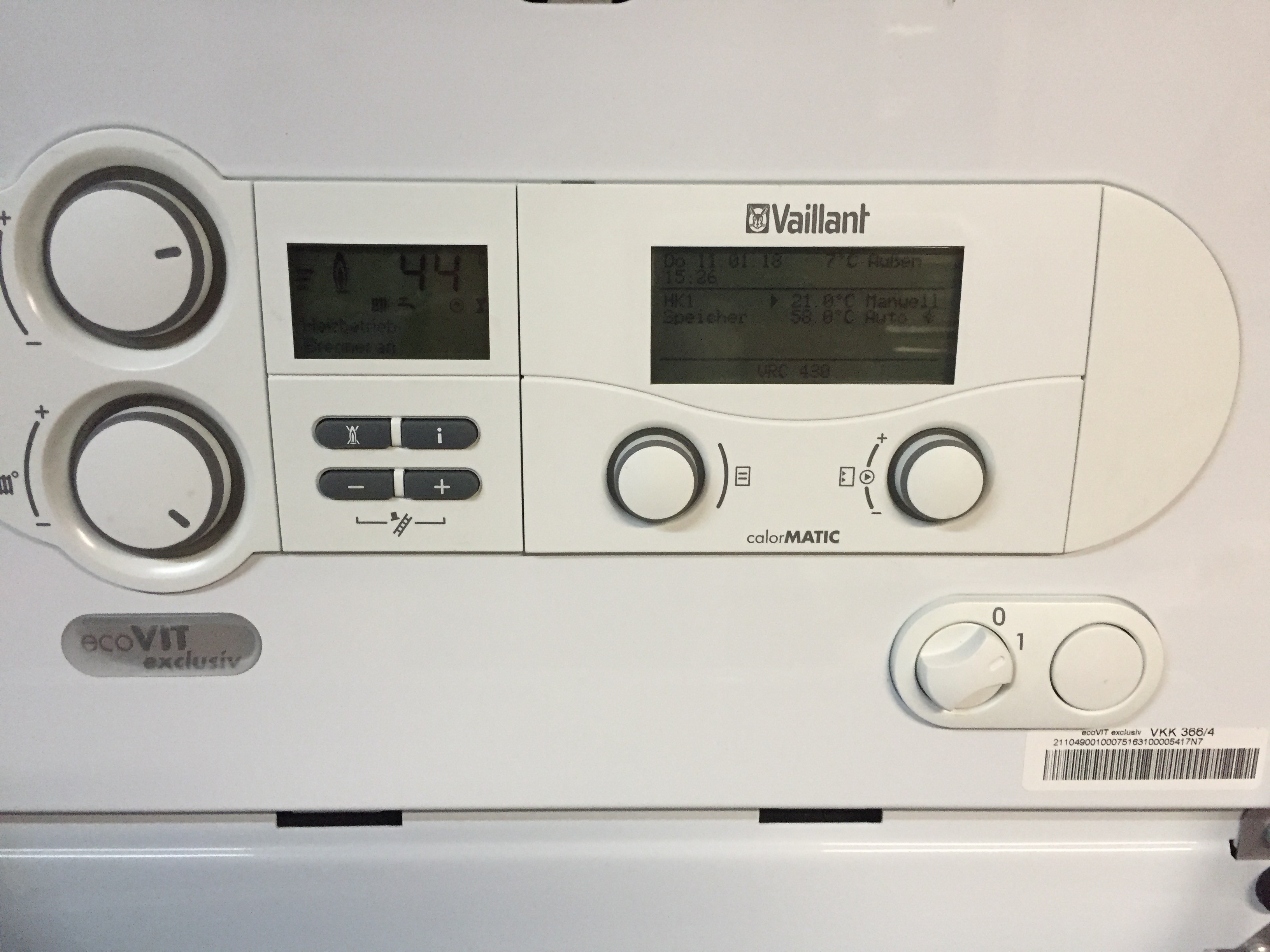 Thermostat suggestions for Vaillant central heating (evoVIT, calorMATIC ...