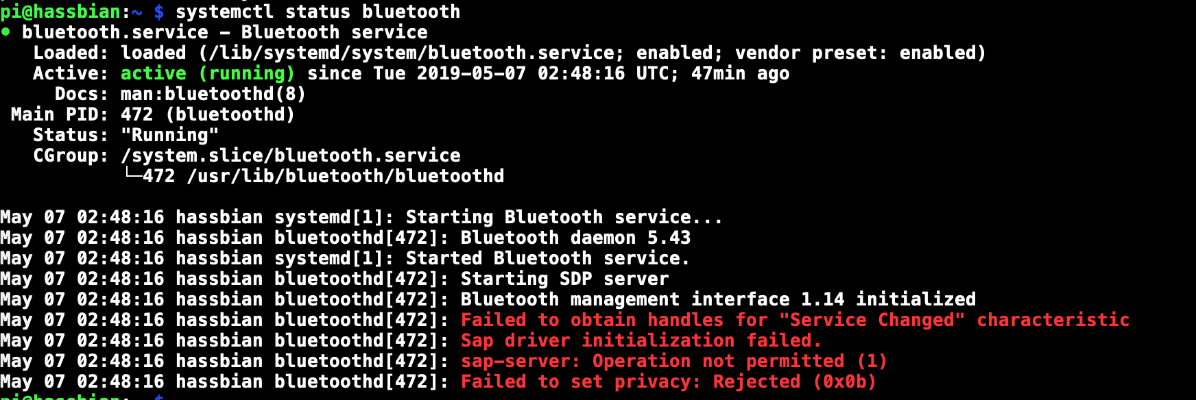 Bluetooth Tracker Error when use wifi in raspberry pi - Configuration ...