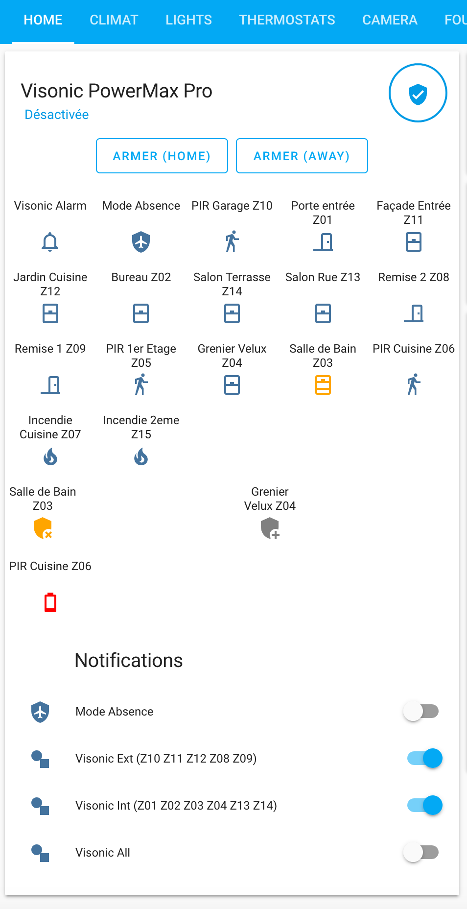 Visonic Powermax and Powermaster Component - Custom Integrations - Home ...
