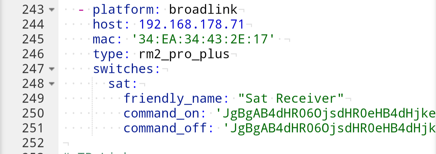 Broadlink RM Mini codes - command_off not working - Configuration - Home Assistant Community