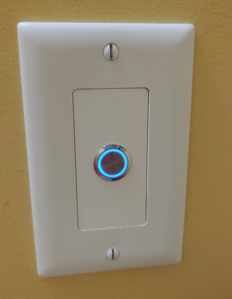 Light switch with LED Push Button and a PIR Sensor on Sonoff Basic ...