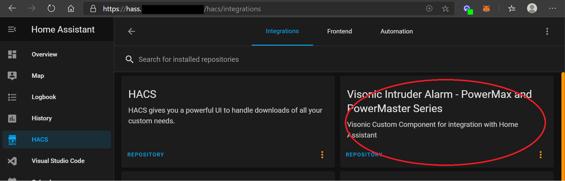 Visonic Powermax and Powermaster Component - Custom Components - Home Assistant Community