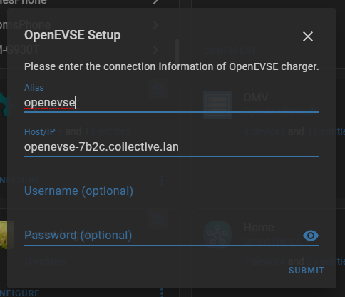 OpenEVSE InvalidAuthentication - Configuration - Home Assistant Community