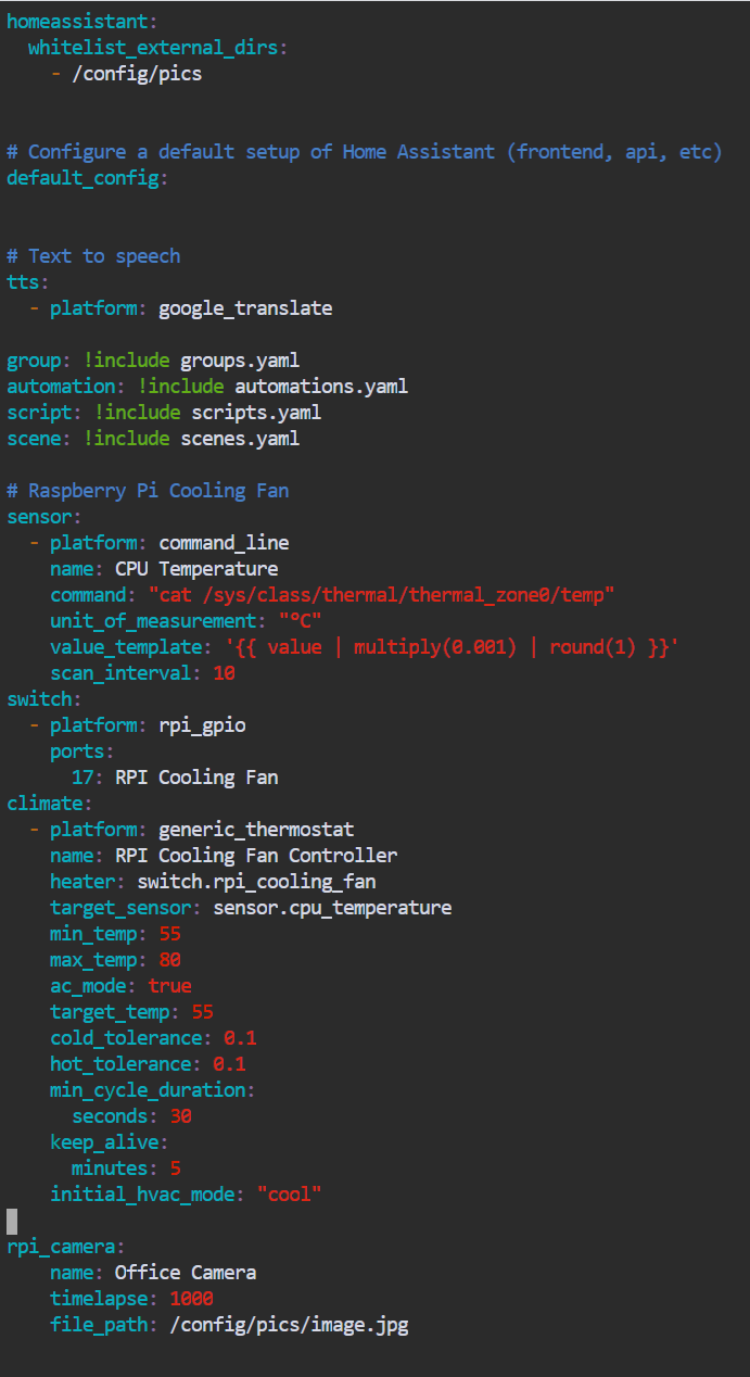 Rpi_camera: - Configuration - Home Assistant Community