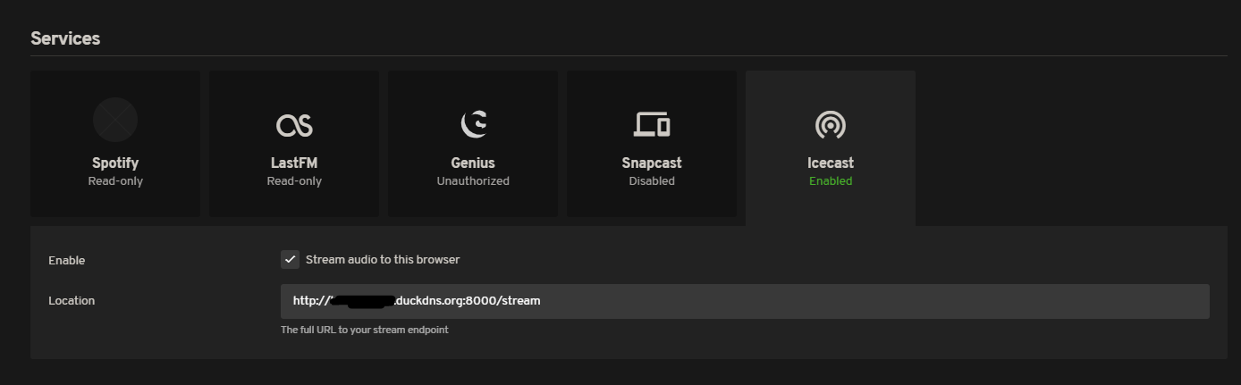 Play Icecast2 Stream in Lovelace - Configuration - Home Assistant Community