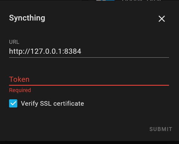 Syncthing Integration accessing API Token remotely? - Third party ...