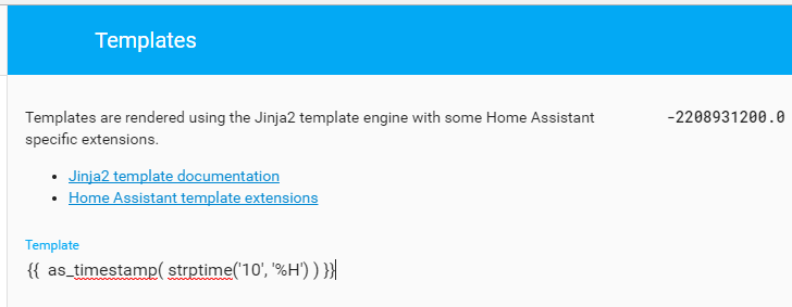 Hours To Timestamp Configuration Home Assistant Community