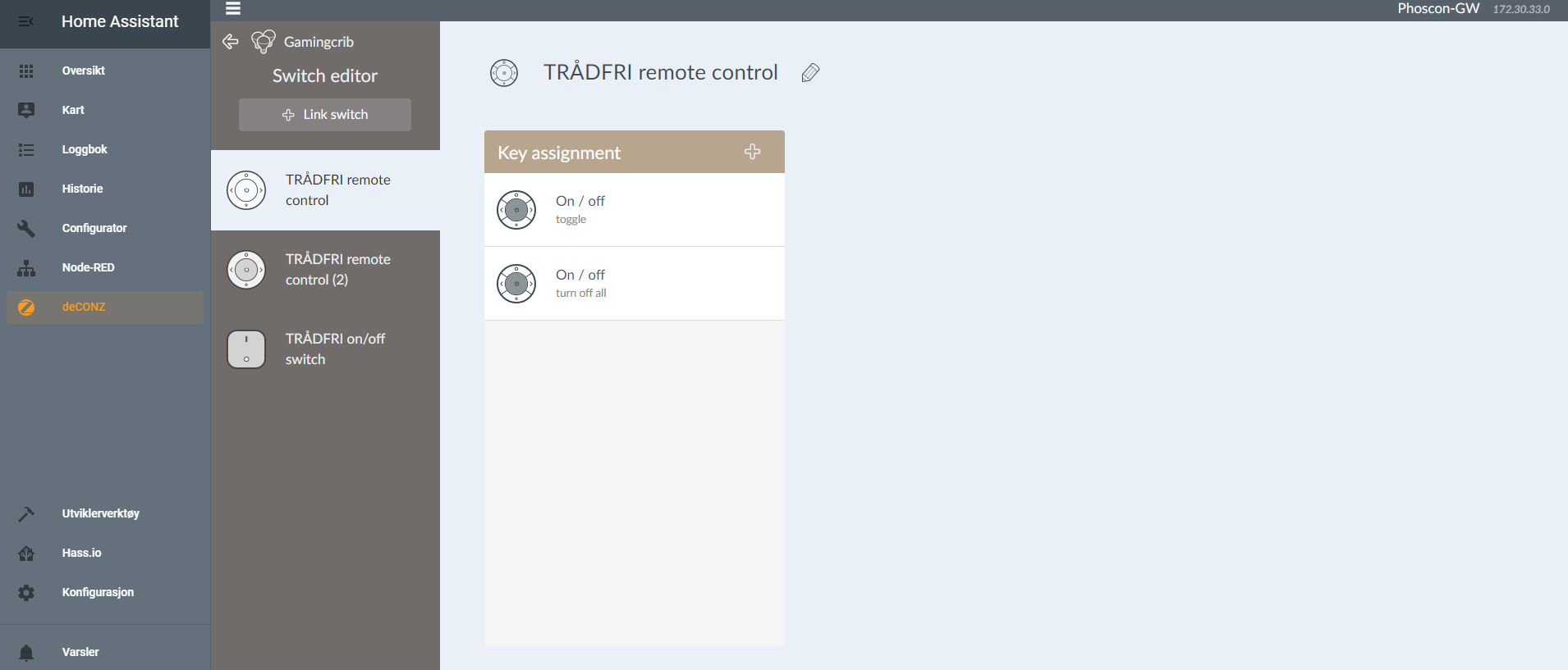 Deconz with IKEA Trådfri - Zigbee - Home Assistant Community