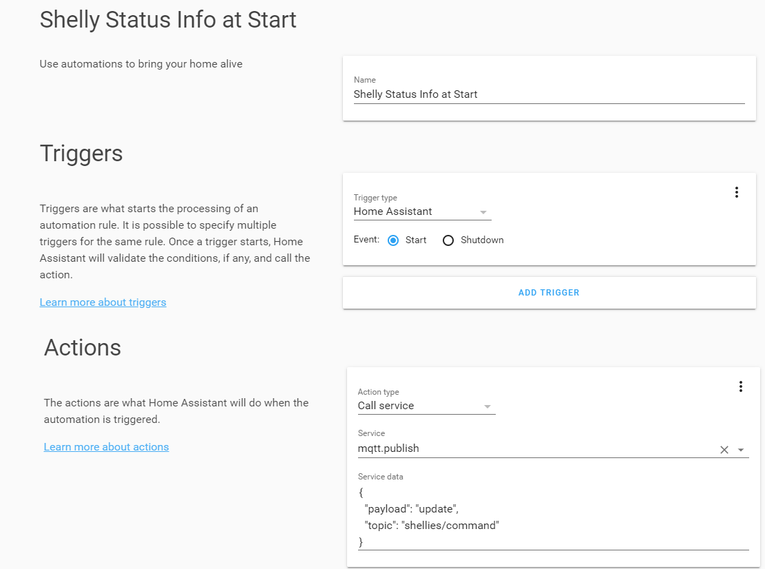 New shelly2 wifi switches using MQTT lost after restarting HA - Configuration - Home Assistant ...