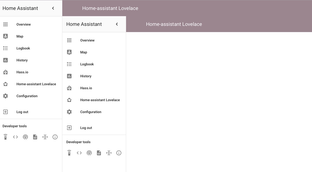 Lovelace In Side Panel Frontend Home Assistant Community