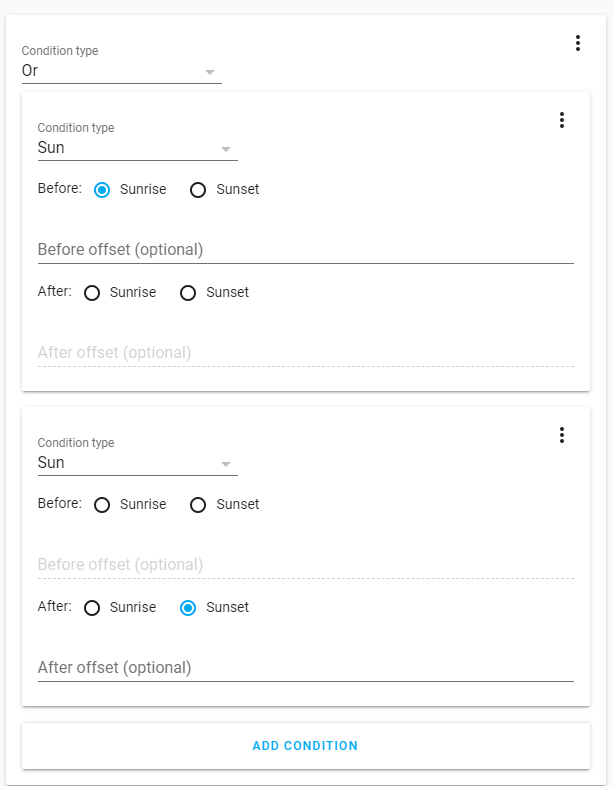 Sun Condition In Automation Configuration Home Assistant Community