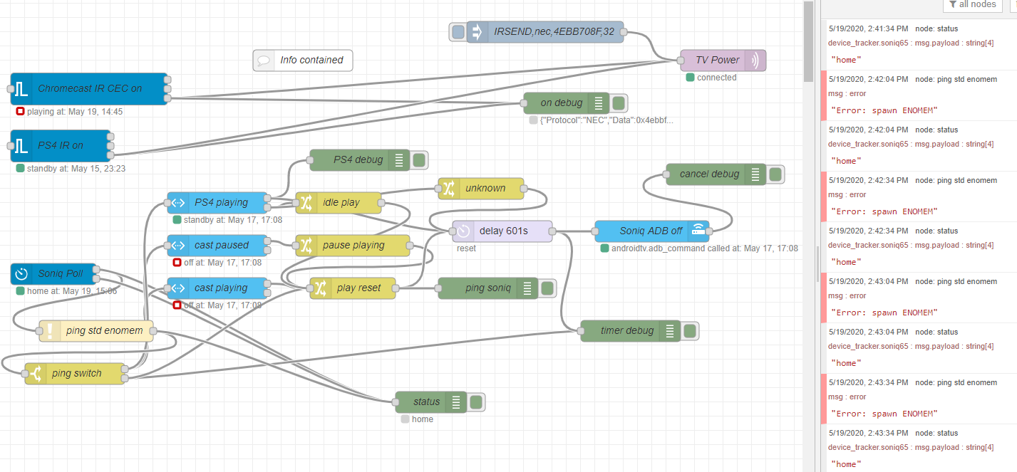 Node-Red Ping node ENOMEM - Node-RED - Home Assistant Community