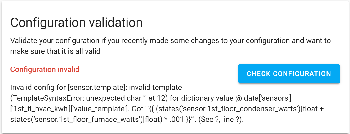 Adding Two Sensors States and Multiplying - Configuration Invalid ...