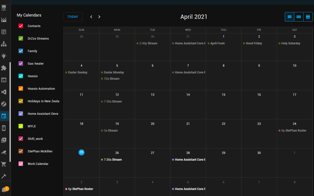 Google Calendar Home Assistant Advancefiber in