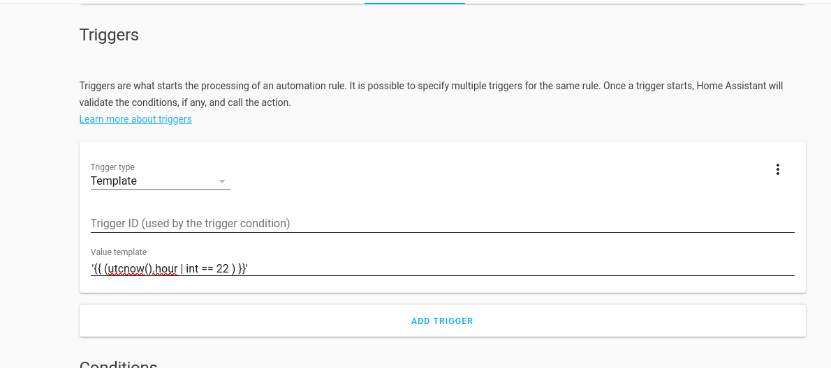 Automation Trigered Using Gmt Time Page 2 Configuration Home