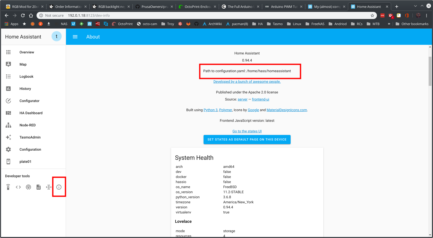 My (outdated) Quick Start for Home Assistant Core on FreeNAS 11.2 - Installation - Home ...