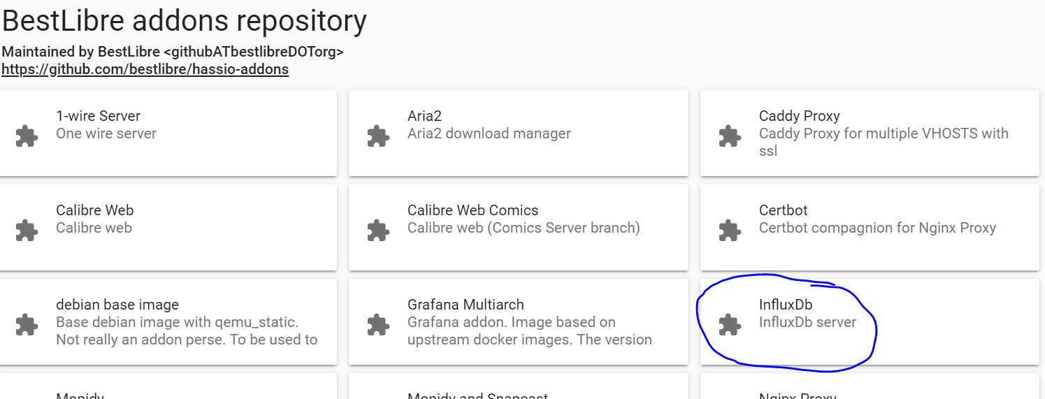 Two HASSIO InfluxDB addons? - Home Assistant OS - Home Assistant Community