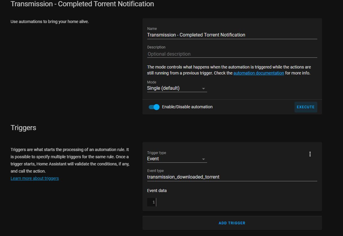 Notification Error Undefinederror Trigger Is Undefined Configuration Home Assistant