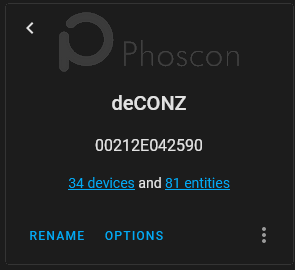 deCONZ showing two integrations for same devices - Configuration - Home ...