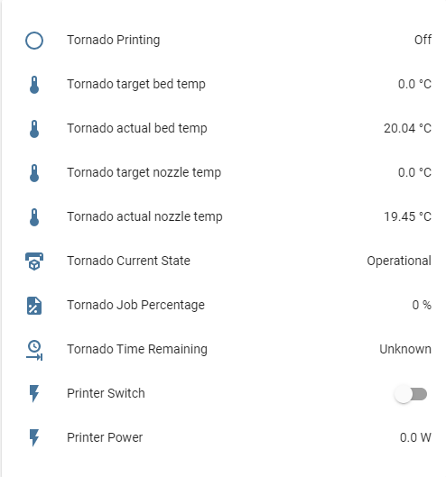 Octoprint Errors When Printer Is Off Third Party Integrations Home Assistant Community