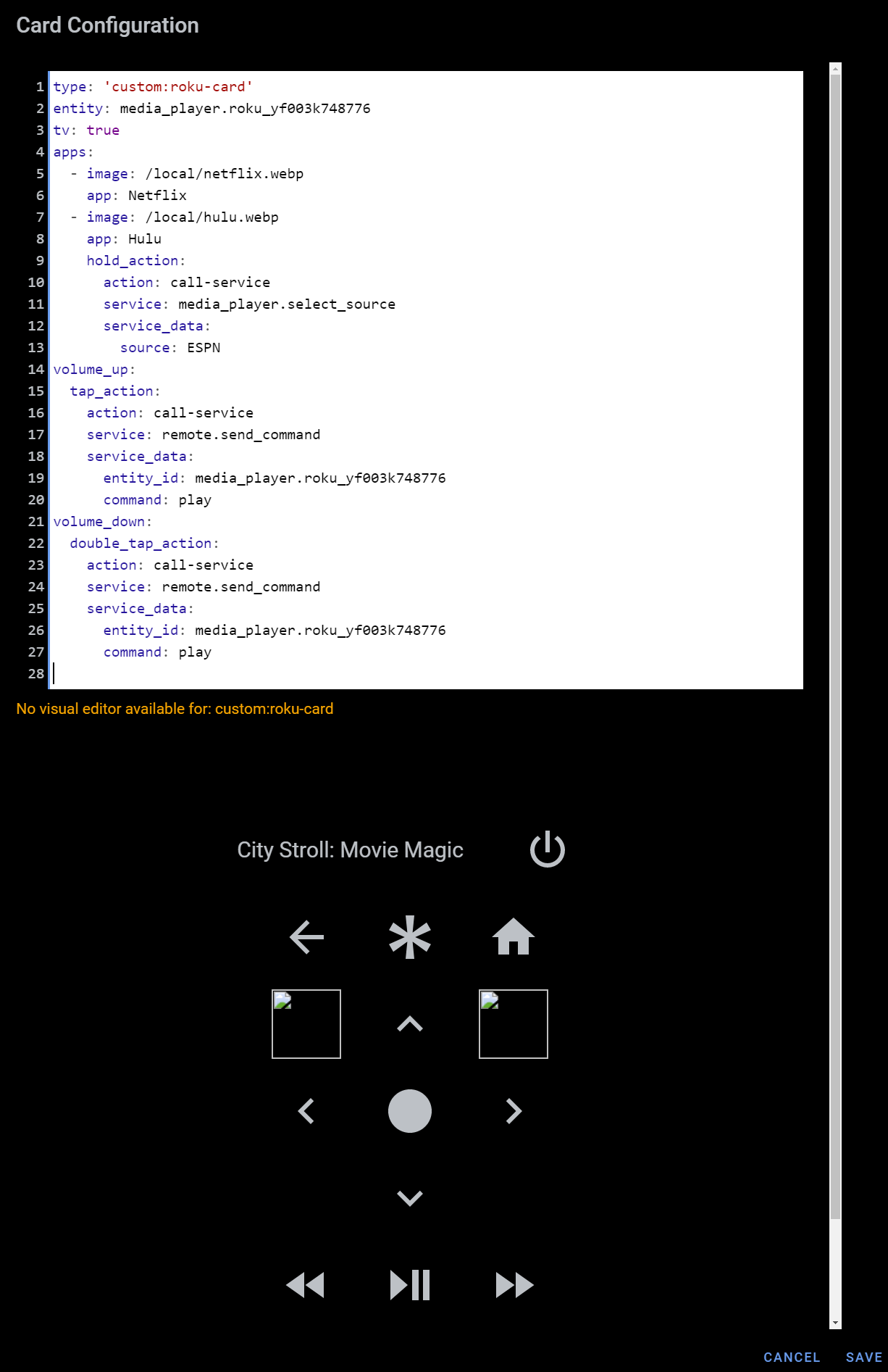 📺 Lovelace: Roku Remote Card - Page 5 - Dashboards & Frontend - Home ...