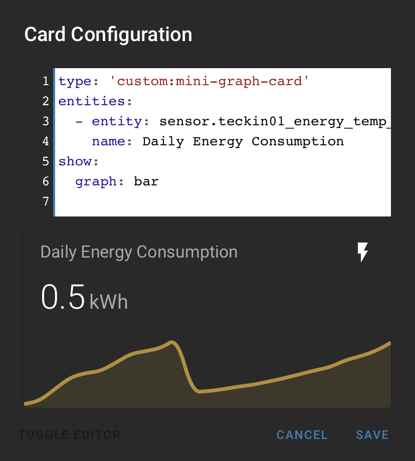Lovelace Mini Graph Card Dashboards And Frontend Home Assistant