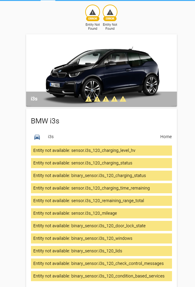 BMW - ConnectedDrive with Pi 4 - Configuration - Home Assistant Community